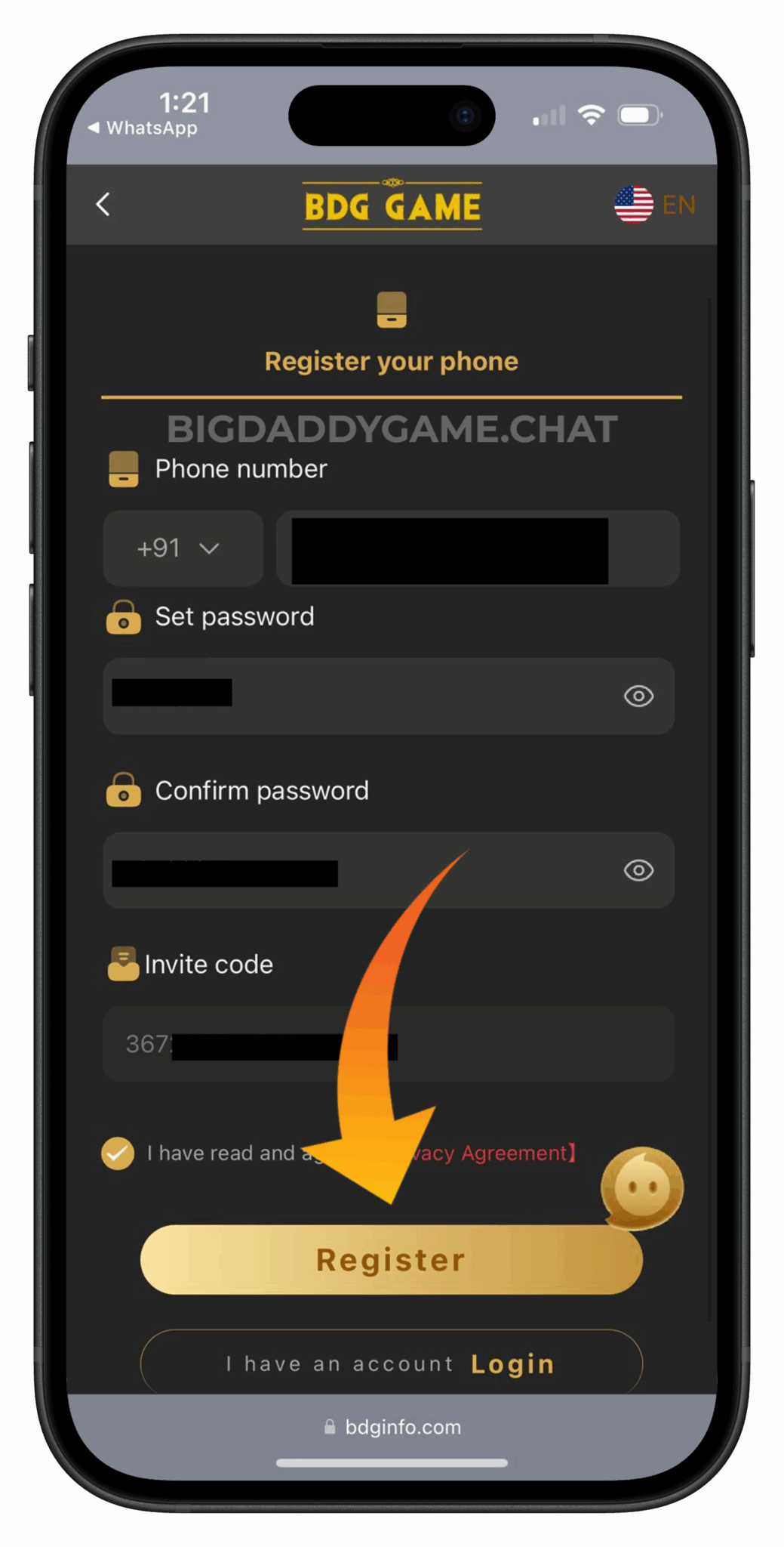 Big Daddy Game - Register Now & Get ₹500 Sign Up Bonus
